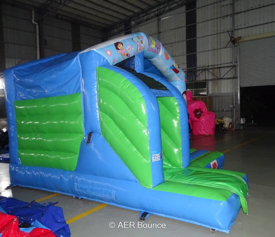 Dora The Explorer Bounce And Slide Bouncy Castle Combo For Hire